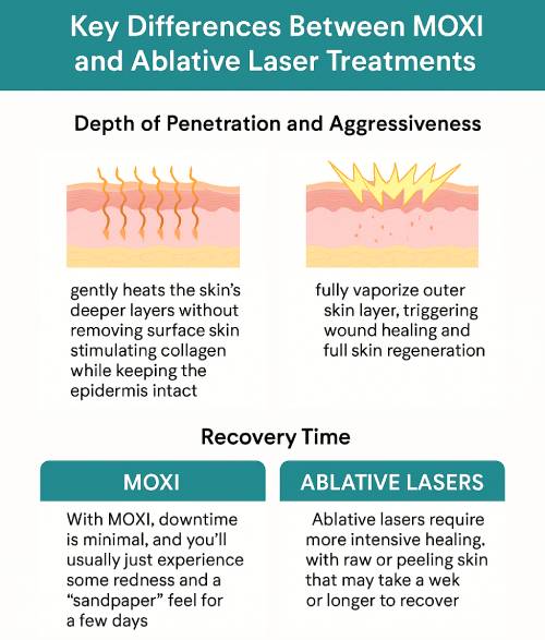 MOXI Laser Treatment versus Ablative Lasers | Dr Mahsa Sohrab